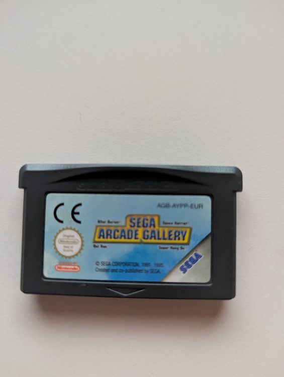 SEGA Arcade Gallery Gameboy Advance Spiel Cartridge Modul (Gebraucht ...