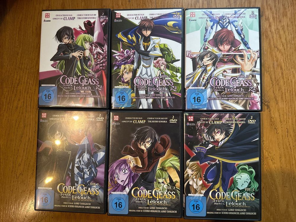 Code Geass komplett dvd Anime KAZE | Kaufen auf Ricardo