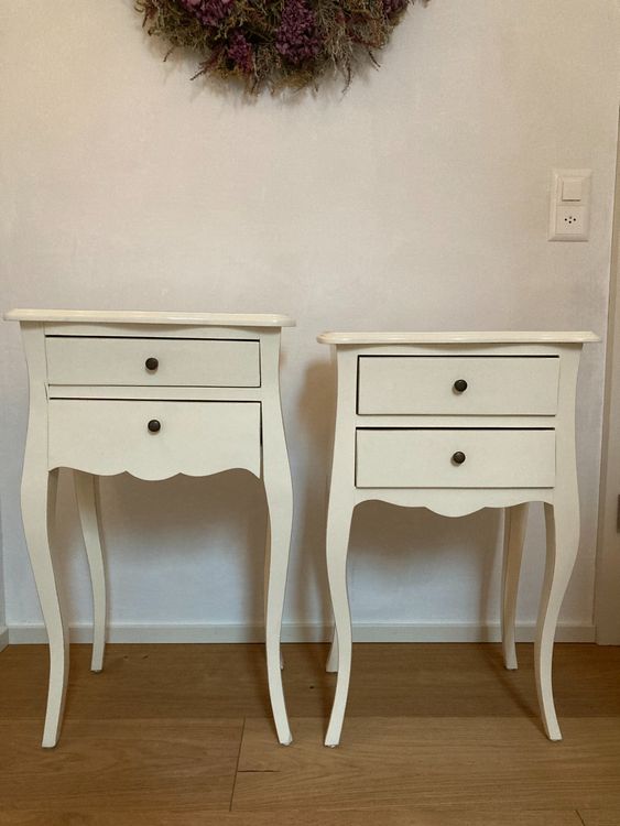 zwei Nachttisch Nacht Tischli Shabby Chic Beistelltischli (Gebraucht) in Au TG für CHF 28 – nur ...