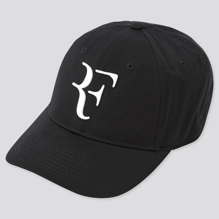 Roger Federer RF Cap Uniqlo Schwarz | Kaufen auf Ricardo