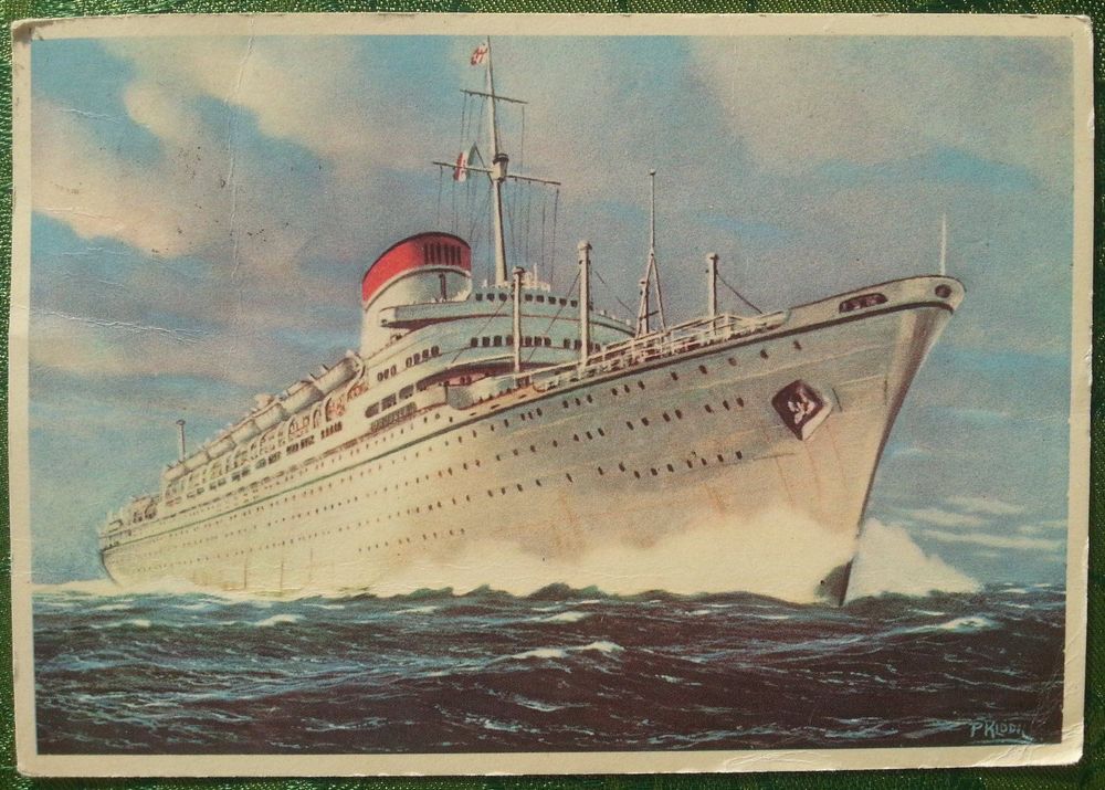 AK MS Augustus / MS Giulio Cesare, 1957 (Gebraucht) in für CHF 7.5 ...