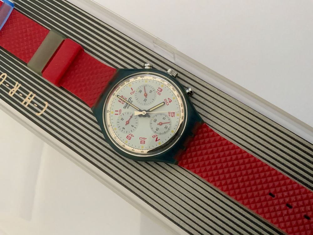 JFK Swatch CHRONO ★ ungetragen - VINTAGE (Neu und originalverpackt) in Wettswil für CHF 95 – mit ...