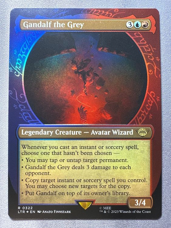 Gandalf the Grey FOIL Variant 0322 Lord of the Rings (Neu (gemäss Beschreibung)) in Windlach für ...