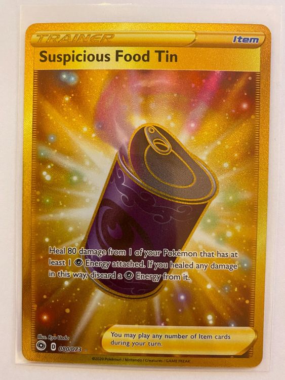 Pokemon Suspicious Food Tin 080/073 Champions Path EN (Neu (gemäss ...