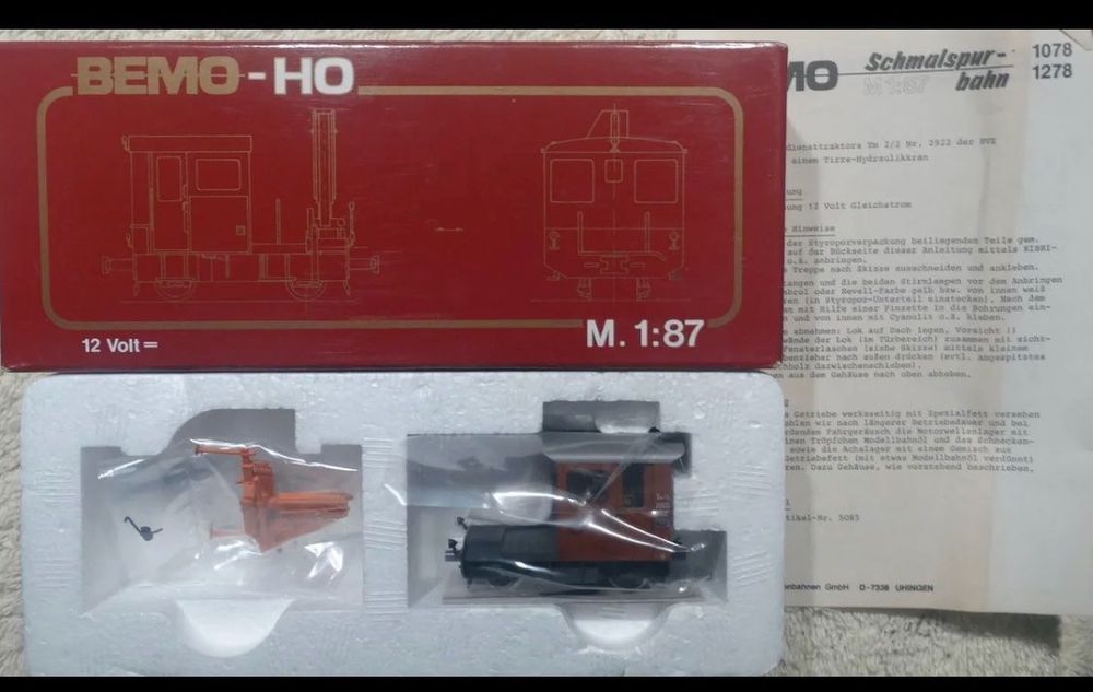 BEMO 1278 Traktor Tm2/2 der BVZ (Neu und originalverpackt) in für CHF ...