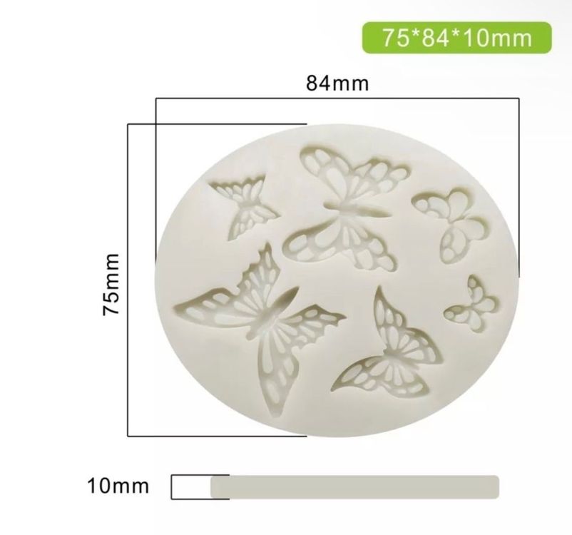 Schmetterlinge Fondant silikonformen motivtorten deko backen (Neu ...