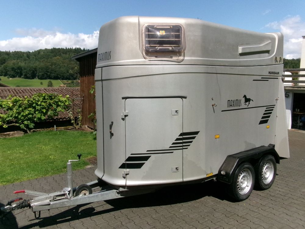 2er Humbaur Pferdeanhänger ab MFK (Gebraucht) in Muhen für CHF 3990 – nur Abholung auf Ricardo ...