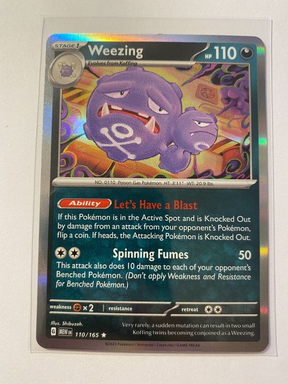 Pokemon Weezing 110/165 Holo 151 EN | Kaufen auf Ricardo