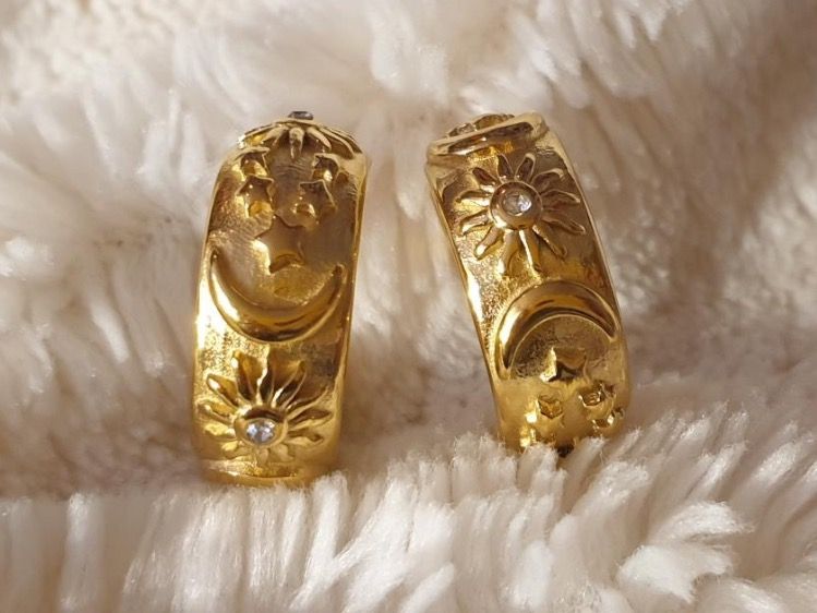 Creolen "Sonne, Mond, Stern" | Kaufen auf Ricardo