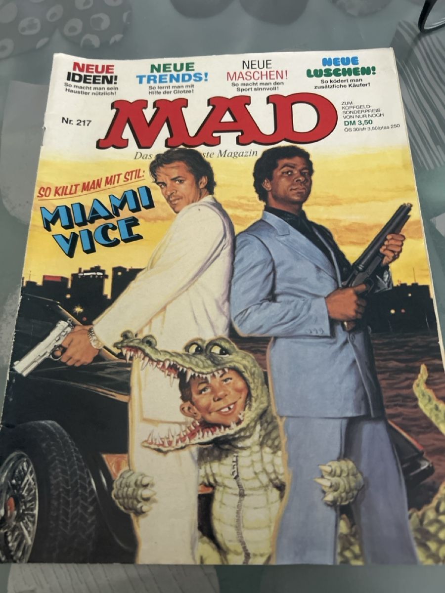 MAD Magazin Nr. 217 – Miami Vice Cover – Vintage 80er Jahre (Gebraucht ...