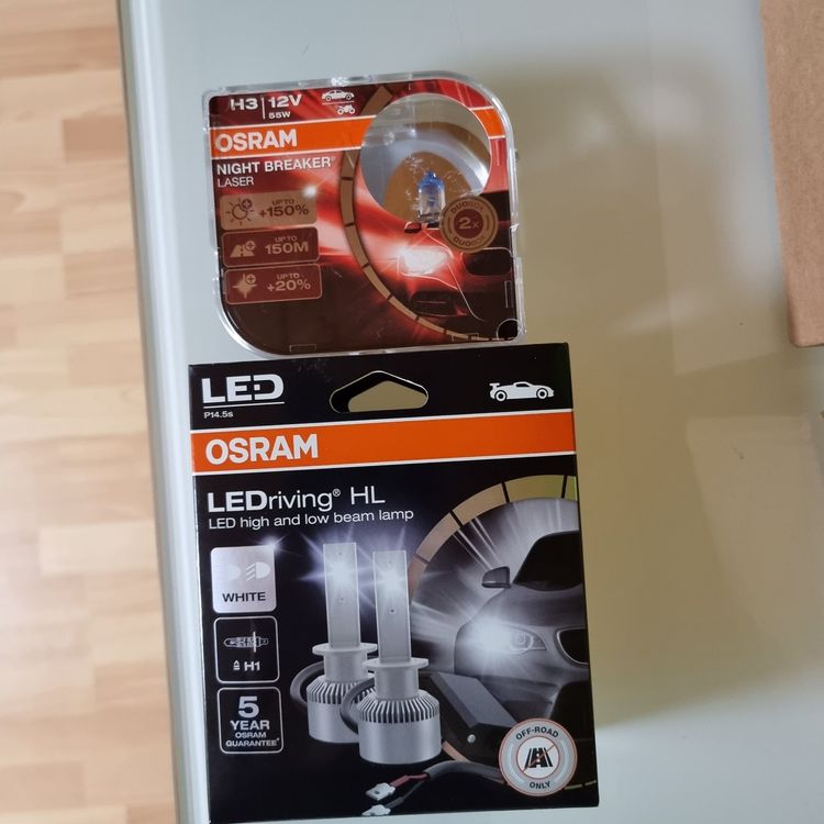Osram H1 Led + H3 Night Breaker Laser | Kaufen auf Ricardo