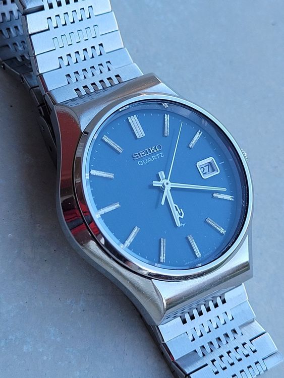 SEIKO QUARTZ 0842-8000 1975 Blaues Zifferblatt JAPAN (Gebraucht) in Bern für CHF 56 – mit ...