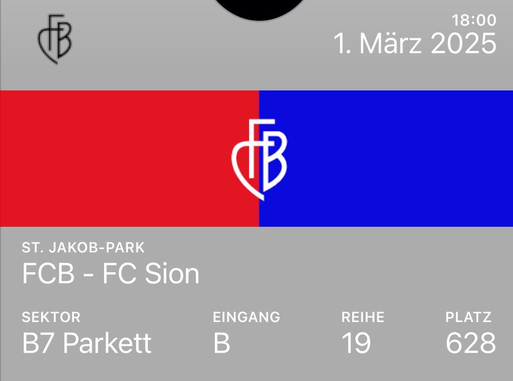 Fc Basel Tickets (Neu und originalverpackt) in Spiez für CHF 60 – nur ...