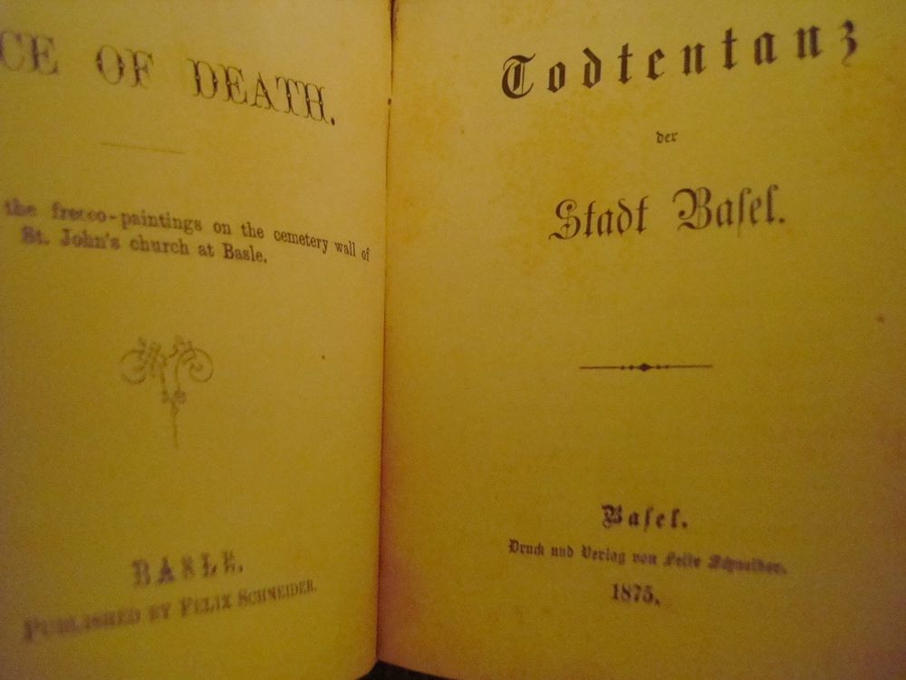 Der Totentanz in Basel / La Danse des Morts à Bale - 1875 (Gebraucht ...