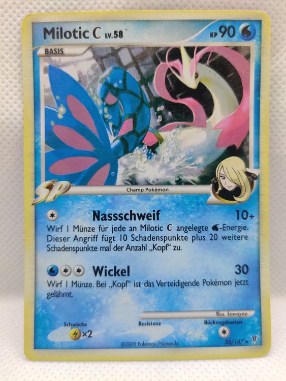 Milotic Ultimative Sieger Pokemon Karte Holo TCG 2009 (Gebraucht) in ...