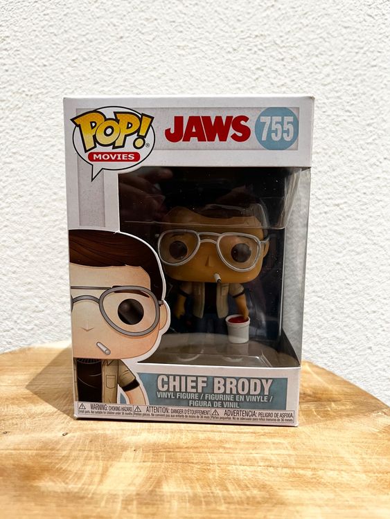 Chief Brody Roy Jaws Pop Movies 755 Vinyl Figur Funko Neu Kaufen Auf Ricardo