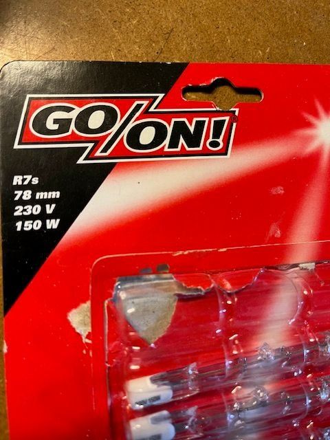 Go-On! R7s Halogenleuchtmittel, 150W, 4 St. original (Neu (gemäss ...