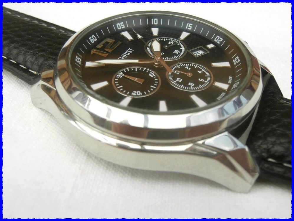 CHRIST Chronograph - mit edlem Uhrwerk - wie neu (Neu (gemäss ...