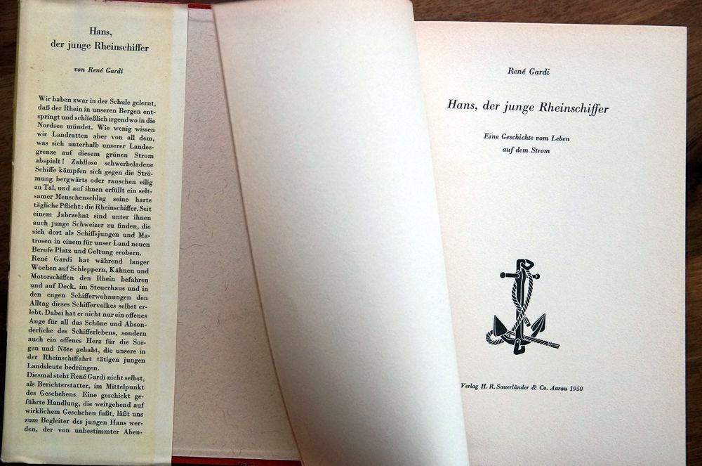 Hans, der junge Rheinschiffer - René Gardi (Gebraucht) in Schönenwerd ...