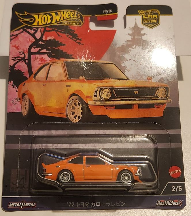 JAPAN HISTORIC 4 JH4 TOYOTA COROLLA LEVIN 72 HOT WHEELS RR (Neu und ...