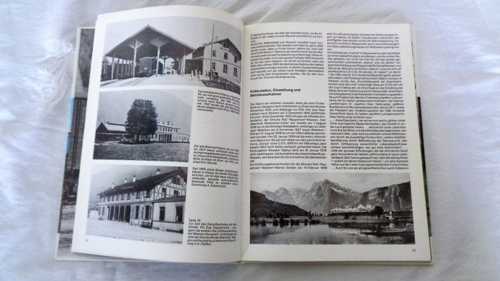 SBB an Walensee und Linth / Eisenbahn Buch 1985 ab Fr. 10.- (Gebraucht) in Bellach für CHF 10 ...