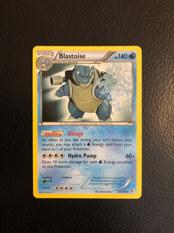 B&W Boundaries Crossed Blastoise rare 31/149 Ab 1 | Kaufen auf Ricardo