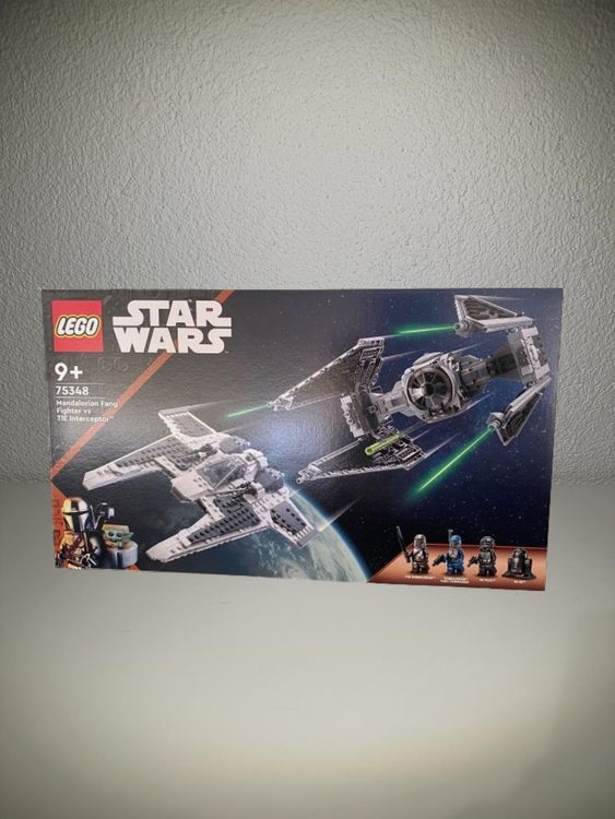 Lego Star Wars 75348 Mandalorian Fang Fighter vs TIE Inter. (Neu und ...