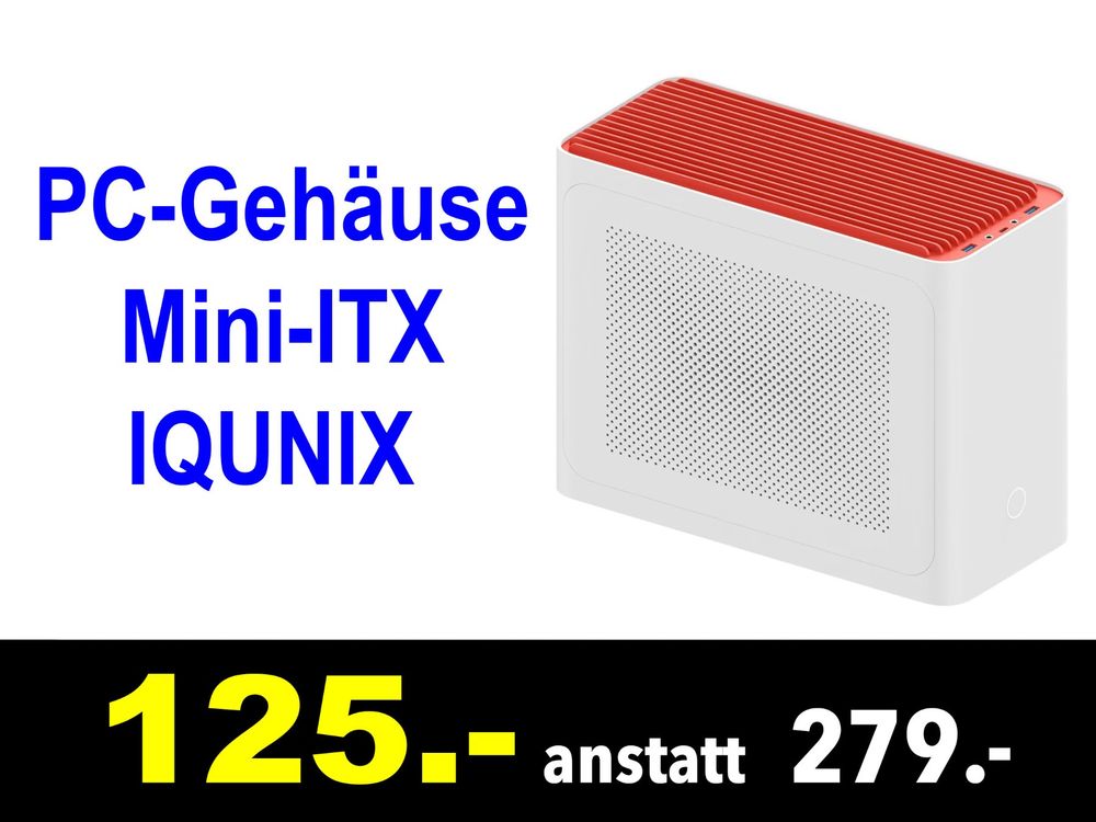 🔴 PC-Gehäuse Mini-ITX IQUNIX Premium Design /302x (Neu und ...