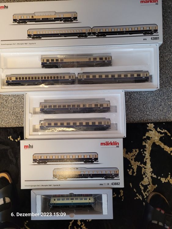 "Rheinpfeil 1963", DB, Ep. III SET mit 5 Wagen beleuchtet (Gebraucht) in Solothurn für CHF 460 ...