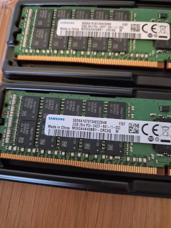 128GB DDR4 ECC Ram (4x 32GB Samsung) (Gebraucht) in Lengnau AG für CHF ...