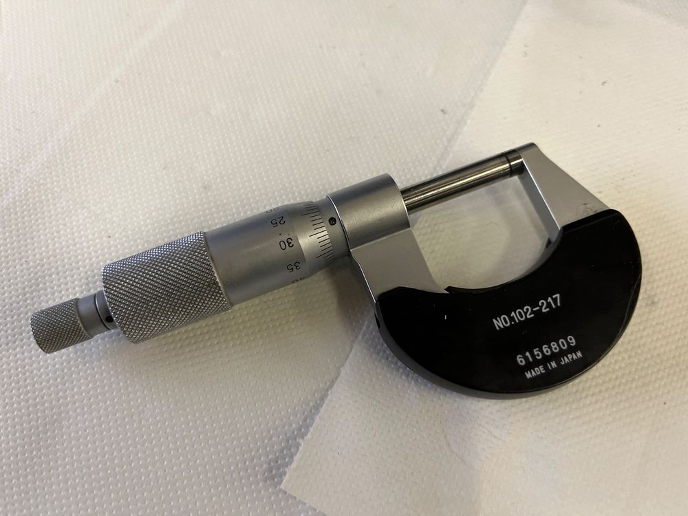 Micrometer Mitutoyo 0-25mm (Gebraucht) in Unterterzen für CHF 60 – mit Lieferung auf Ricardo kaufen