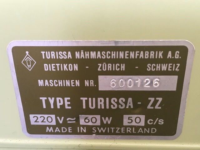 Turissa Nähmaschine (Gebraucht) in Aesch BL für CHF 300 – nur Abholung ...