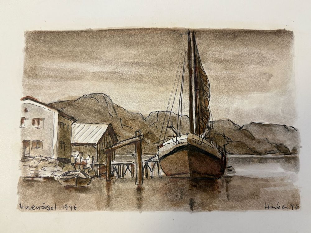 Otto Huber -Aquarell (Gebraucht) in Münsingen für CHF 35 – nur Abholung ...