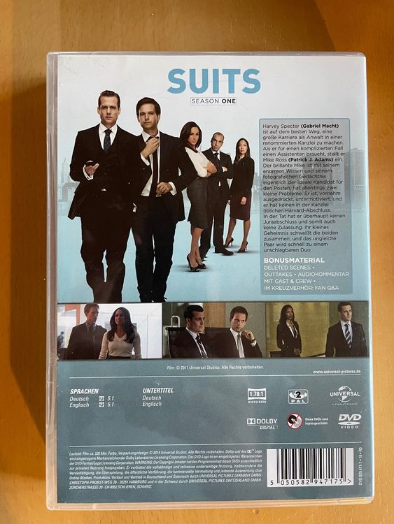 SUITS - die komplette Serie auf DVD/BD (Gebraucht) in Bichelsee für CHF 40 – mit Lieferung auf ...