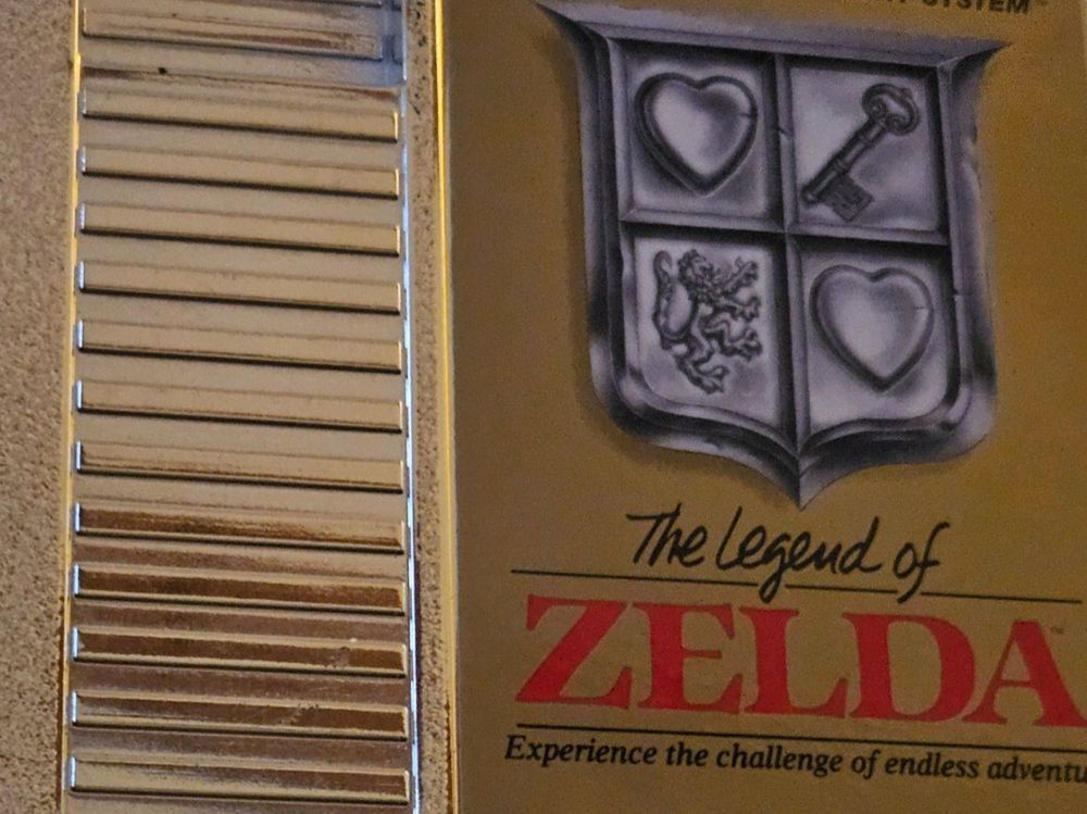 Zelda The Legend of NES Modul Gold Edition Rarität (Gebraucht) in ...
