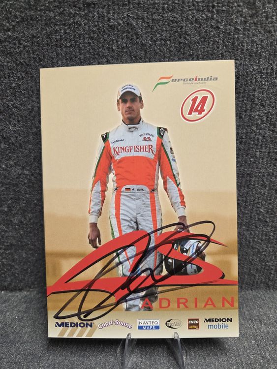 Adrian Sutil Autogrammkarte - Formel 1 - Rarität Sammler (Gebraucht) in ...