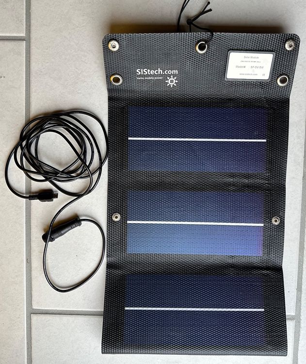 Portables effizientes Solarmodul Solarflex 5W/5V von SIStech (Gebraucht ...