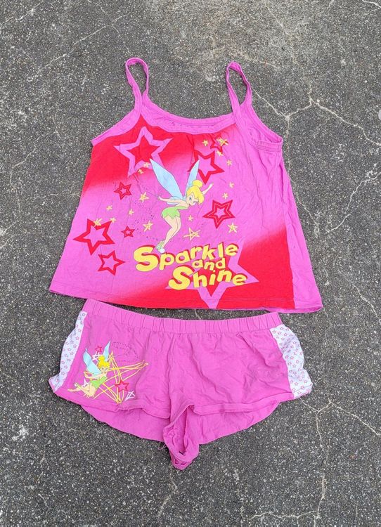 Disney Tinkerbell Pyjama Gr L Short Pink (Gebraucht) in Füllinsdorf für ...