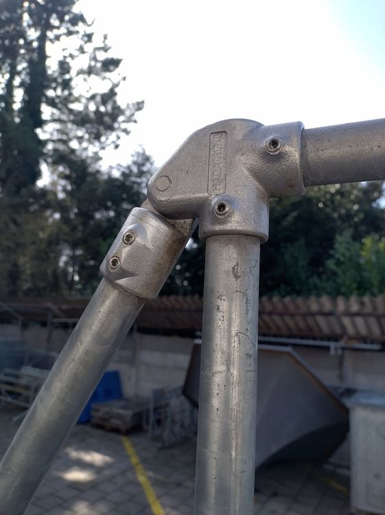 Treppe Alu/Stahl HACA VarioStep-System 4 Tritte Podest (Gebraucht) in ...