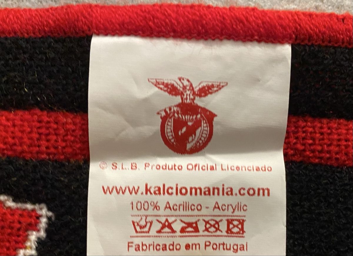 FC Basel Auswärsts Schal / Tuch Benfica Lissabon, Rarität (Neu und ...