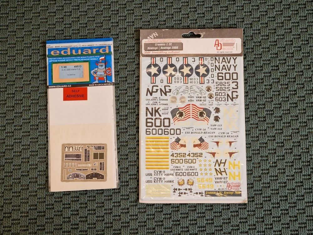 Detailset/Decals 1/48 Eduard für E-2C Hawkeye (Kinetic) (Neu und ...
