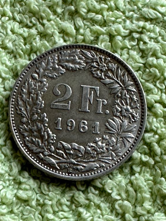 Schweizer Münze Fr. 2.- 1961 (Gebraucht) in Obergerlafingen für CHF 5 – mit Lieferung auf ...