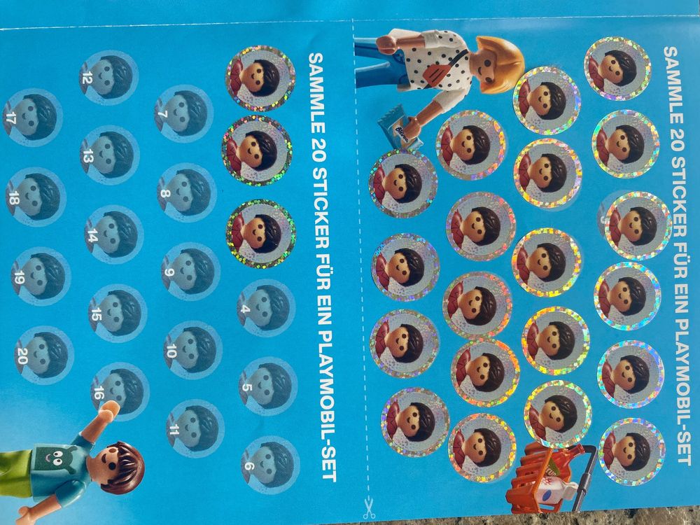 23 Sticker Migros Playmobil Mania (Neu (gemäss Beschreibung)) in ...