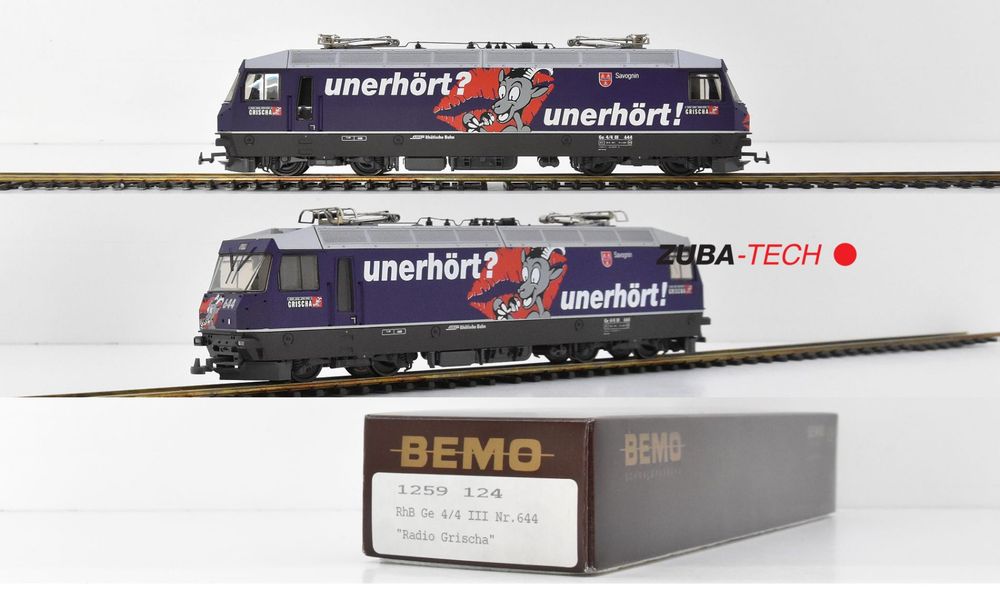Bemo 1259124 E-Lok Ge 4/4 III RhB H0m mit OVP | Kaufen auf Ricardo