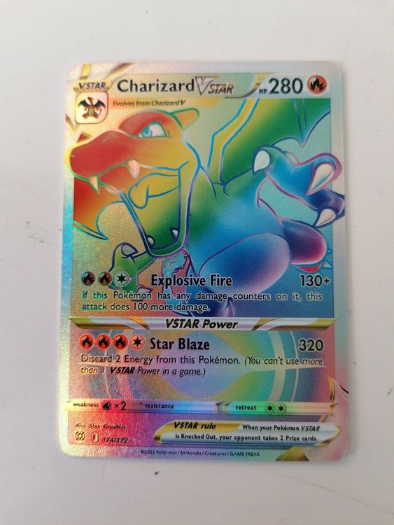 Charizard V stars rainbow | Kaufen auf Ricardo