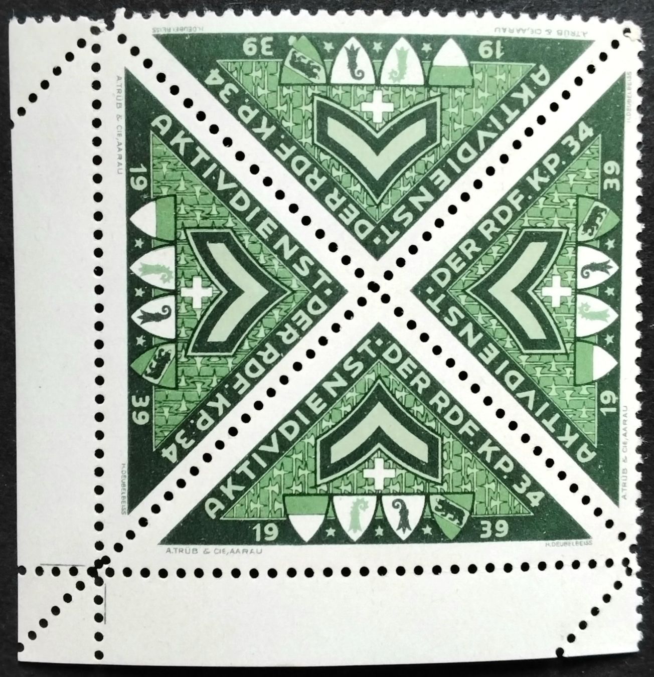 Soldatenmarke 2.WK, Radfahrer Kp 34, Wi Rdf 51-3 (Gebraucht) in ...