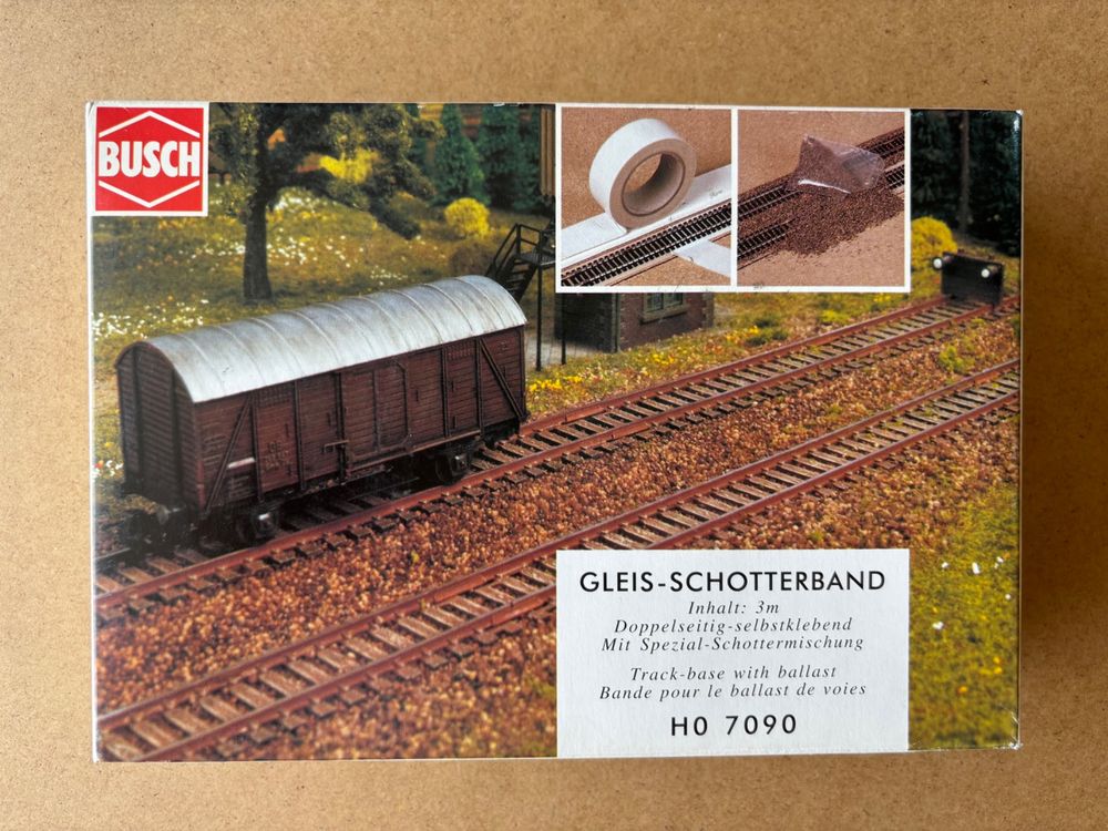 Busch 7090 Gleis-Schotterband HO | Kaufen auf Ricardo