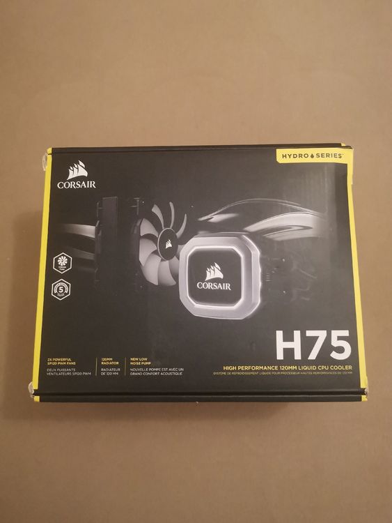 Corsair H75 AiO Water Cooling mit doppel 120mm Fan | Kaufen auf Ricardo