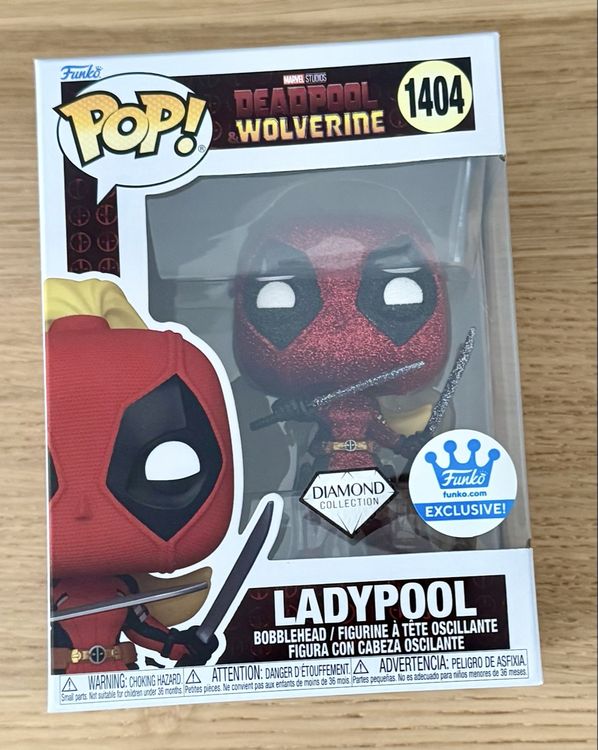 Funko 1404 Deadpool Ladypool Diamond Glitter Exclusive New (Neu und ...
