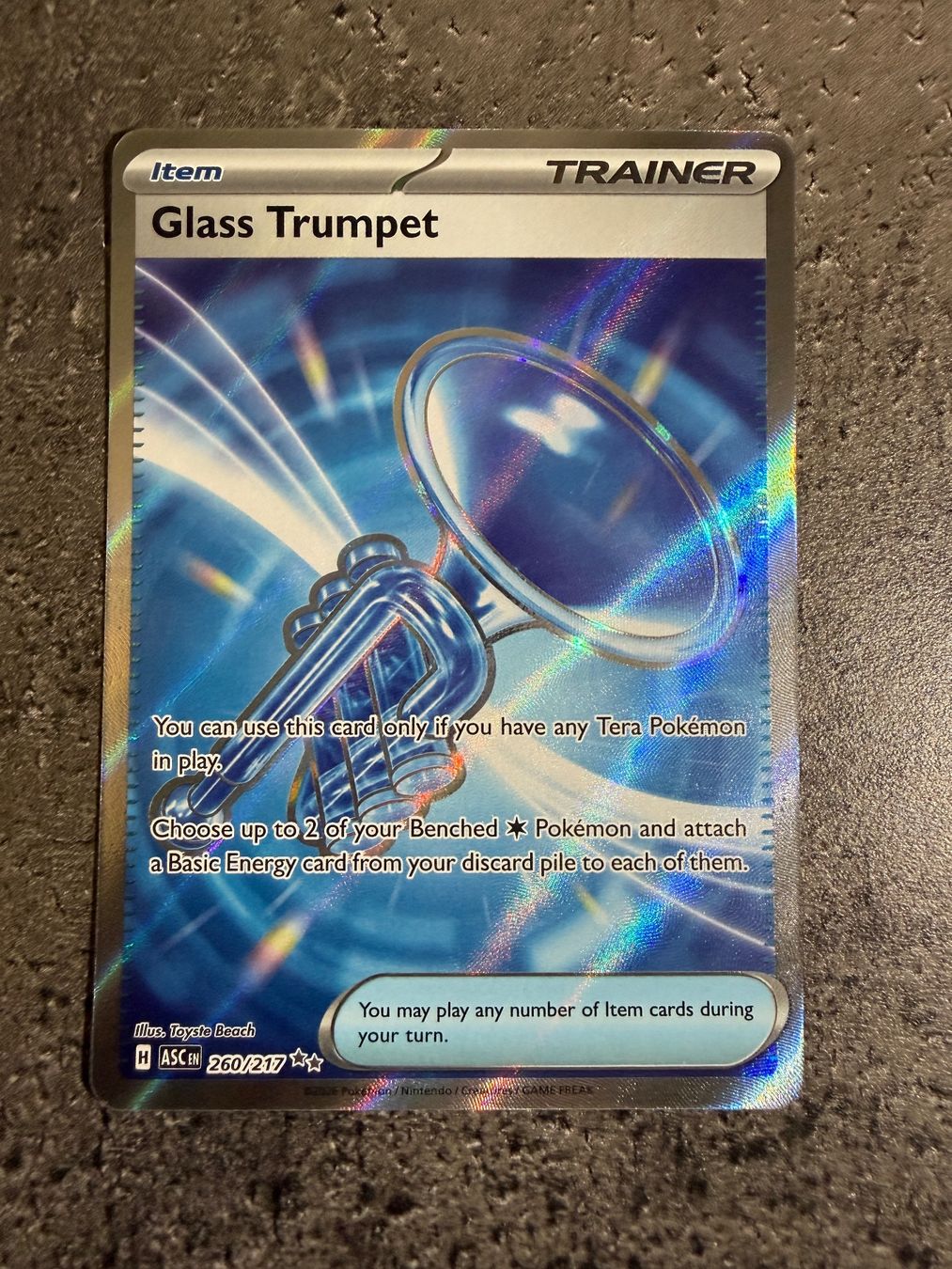 Glass Trumpet 260/217 EN Pokémon Ascended Heroes (Neu (gemäss ...
